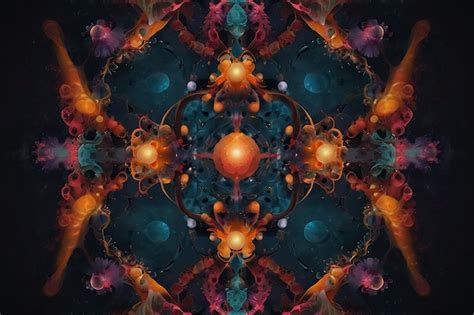 Premium Photo Geometric Periodic Table Abstract Digital Interpretation