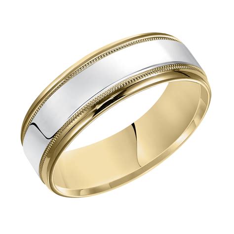 Classic Polished Milgrain Detailing And Round Edge Comfort Fit Wedding