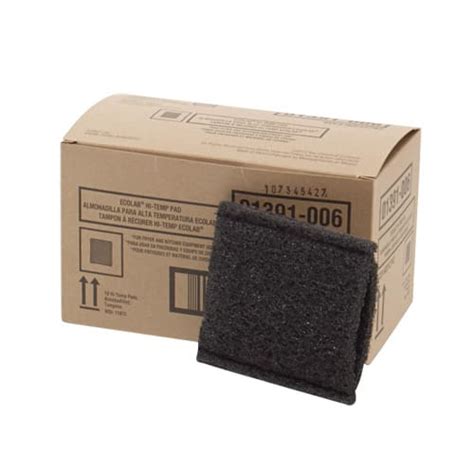 Ecolab 60226 04 00 High Temperature Pads 10 Bx Wasserstrom