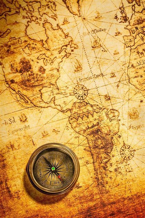 Pin De Zoraida Mendez Em Mapa Antiguo Tatuagens De Mapa Mapas Antigos Bússola Antiga