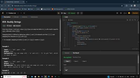 Day 61100 Of 100daysofcodingchallenge Solving Dsa Problems Ravi