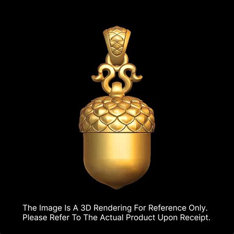 Acorn Capsule Pendant Customizable Storage Pendant Coppertistwu