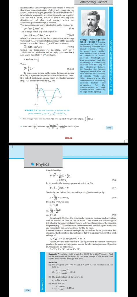 Solution Alternating Current Ac Voltage Applied To A Resistor Representation Of Ac Current And