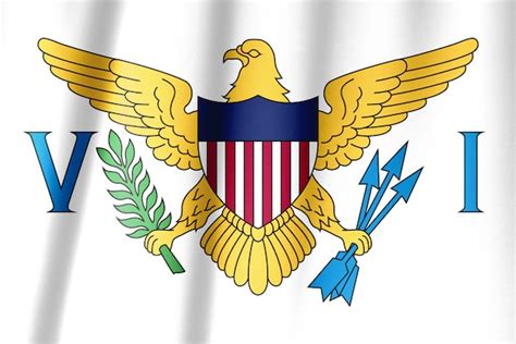 Premium Photo The Flag Of The United States Virgin Islands Was