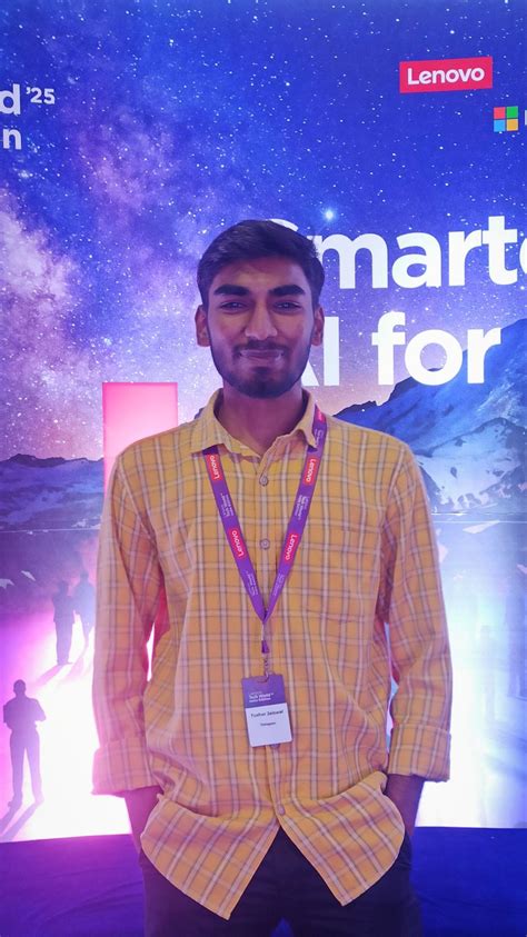Lenovotechworld Ai Smarterai Photography Techevent Networking… Tushar Jaiswal