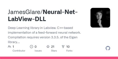 Github Jamesglareneural Net Labview Dll Deep Learning Library In Labview C Based
