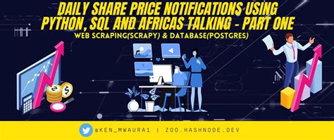 Daily Share Price Notifications Using Python Sql And Africas Talking