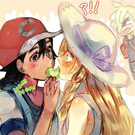 Ash X Lillie Ash Pokemon Lylia Pokemon Ash De Pokemon