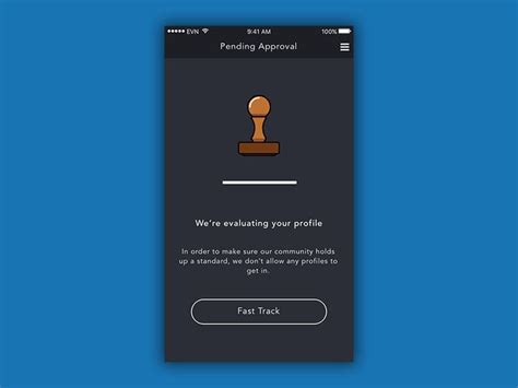 Pending Approval Screen By Kenzo Nawa