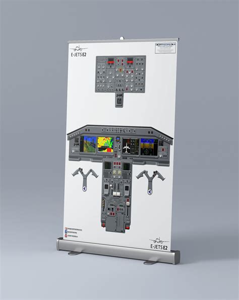 Embraer 190 E2 Jet Cockpit Poster Etsy Polska