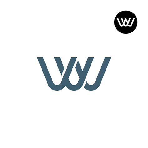 Premium Vector Letter Vvv Or Ww Monogram Logo Design
