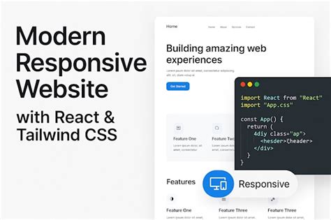 Create A Modern Responsive Website Using React And Tailwind Css By