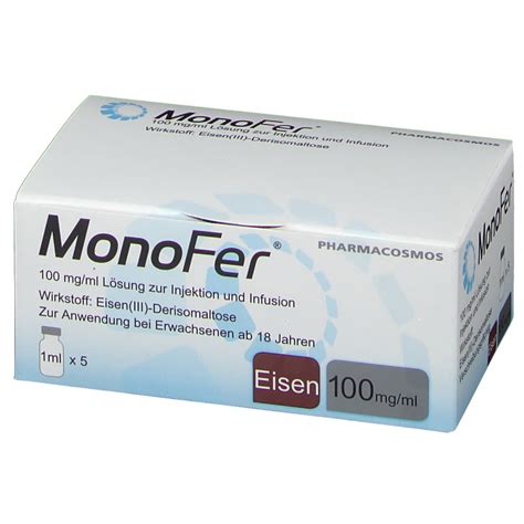 Monofer® 100 Mgml 5x1 Ml Mit Dem E Rezept Kaufen Shop Apotheke