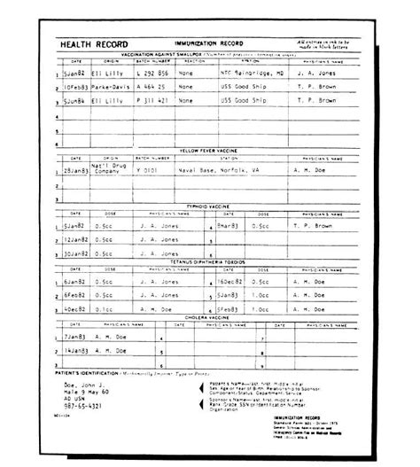 Immunization Card Template Download Free Software Blogsfilecloud