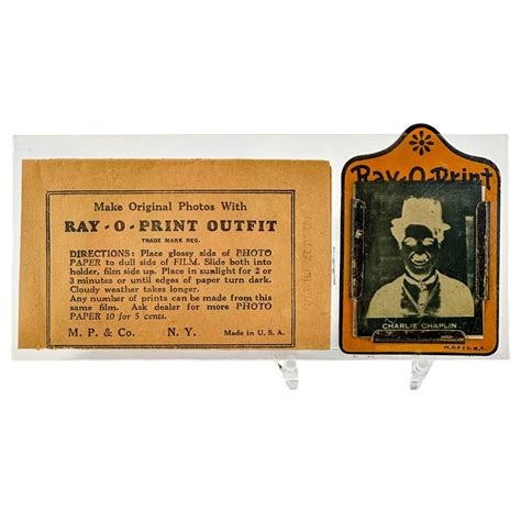 Great Lakes Vntg Vintage 1930s Charlie Chaplin Ray O Print Outfit Set