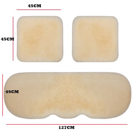 Badu Bg Калъф за столче за кола Вълнени кожени пелерини за автомобилен протектор Защита на