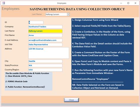 Table Query Records In Collection Object ~ Learn Ms Access Tips And Tricks
