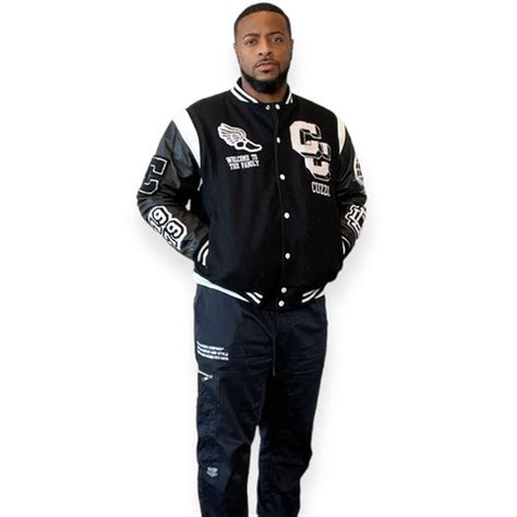 Cuzzo® Prime Time Premium Leather Letterman Jacket Cuzzo Clothing Co