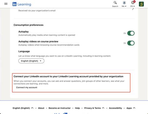 Linkedin Learning Page
