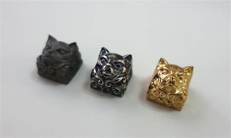 Custom Cat Keycaps Made With Dmls 3d Printing