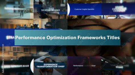 Performance Optimization Frameworks Titles 10 Motion Titles With