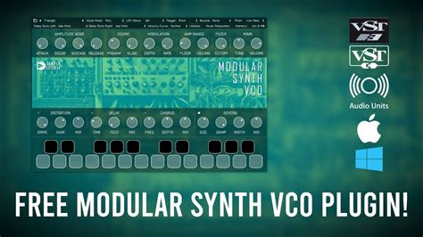 Modular Synth Vcs Vst Vst3 Au Free Plugin Youtube