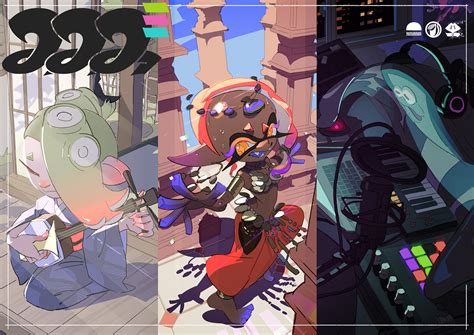 Inoue Seita Big Man Splatoon Frye Splatoon Shiver Splatoon Nintendo Splatoon Series