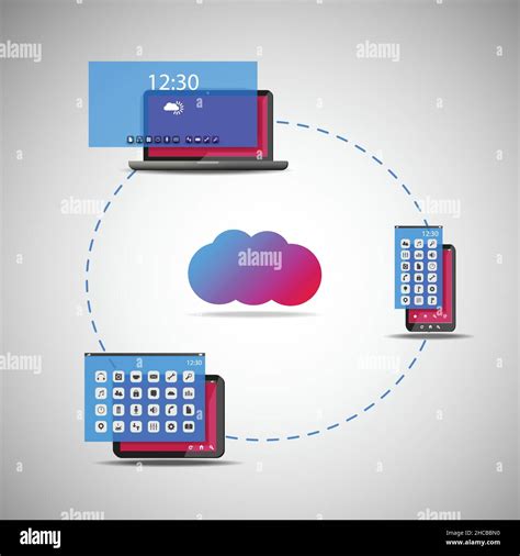 Cloud Computing Concept Vector Illustration Stock Vector Image And Art Alamy