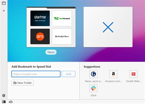 Speed Dials Vivaldi Browser Help