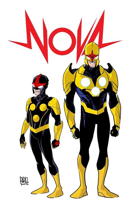 Marvel Unleashes First Richard Rider Nova Art Marvel Comics Heróis