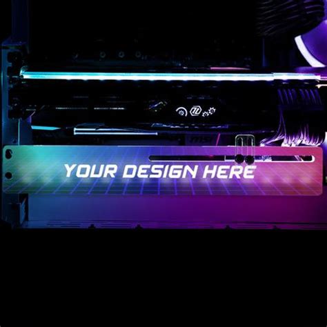 Design Your Own Custom RGB GPU Support Bracket Addressable Etsy