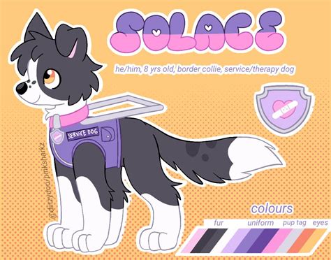 Paw Patrol Oc Reference Sheet Solace By Pinksharkz On Deviantart