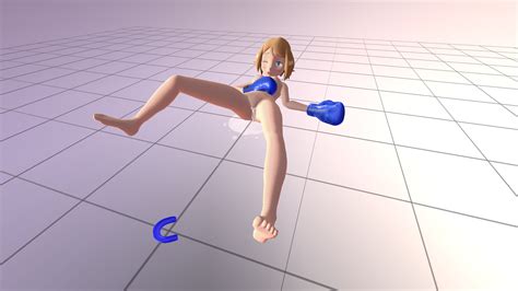 Rule 34 1girls 3d 3d Artwork Aged Up Belly Punch Blonde Hair Blue Boxing Gloves Blue Eyes