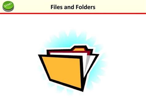 Computer Lesson 7 Files And Folders Ppt