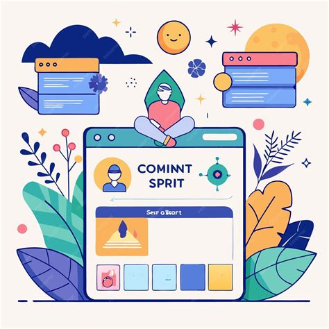 Digital Marketing Vector Illustration Data Analysis And Web Management Premium Ai Generated Vector