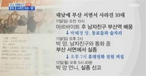 부산 서면 실종 10대女 쓰러져 있는 것 발견 머리 크게 다치고 골절상 입어