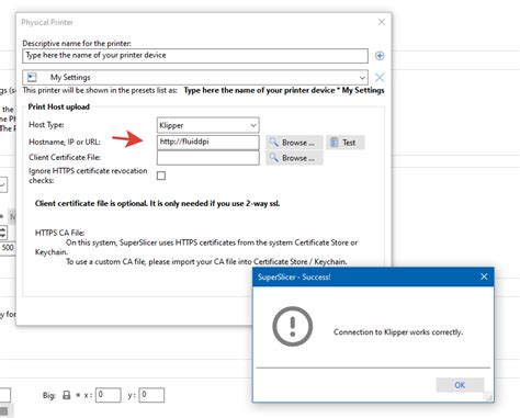 Klipper Test Connection Fail Ss Trying Connection To Octoprint · Issue 3962 · Supermerill
