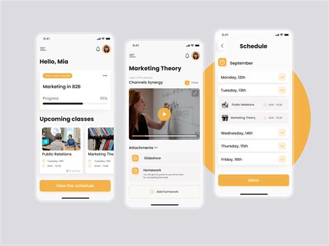 E Learning Platform Mobile App For Ios And Android On Behance