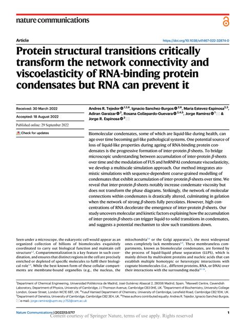 Pdf Protein Structural Transitions Critically Transform The Network