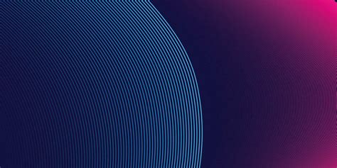Abstract Colorful Technology Line Wave Background Modern Purple Blue Gradient Flowing Wave