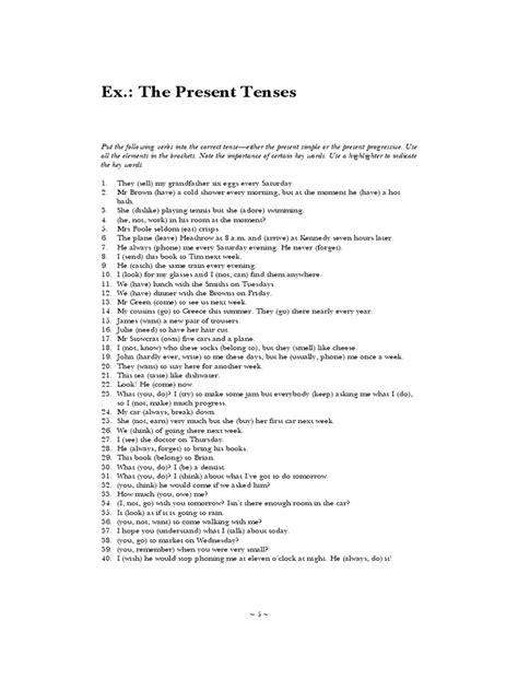 Tenses Booklet6 Pdf