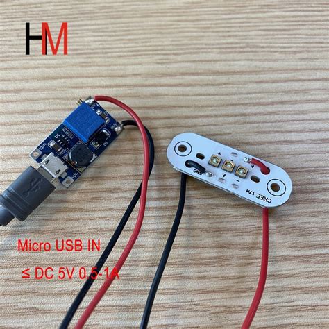 275nm Uvc Led Module For Diy Uvc Disinfection Lamps With Usb Power Supply Board Deep Uvcled