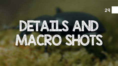 Details And Macro Shots Youtube