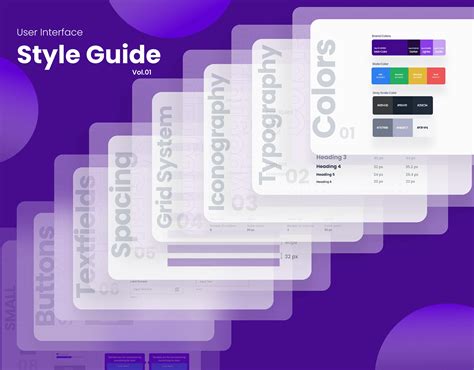 User Interface Style Guide On Behance