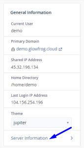 How To Find Your Server Name Or Ip Address Glowfrog Hosting
