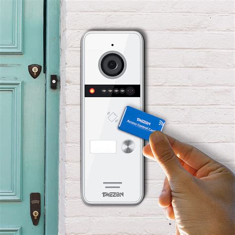 Tmezon Wifi Video Door Intercom System 7 Inch 1080p Ip Touchscreen Monitor With Wired Camera