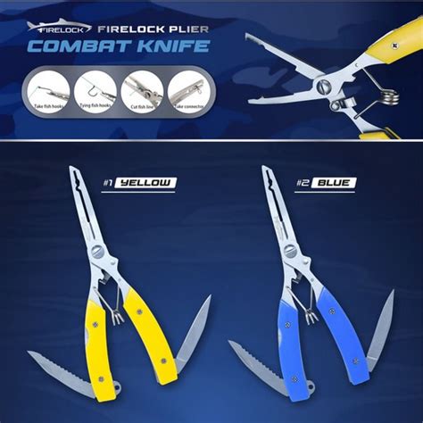 Jual Tang Pancing Tang Split Ring Firelock Combat Knife Shopee