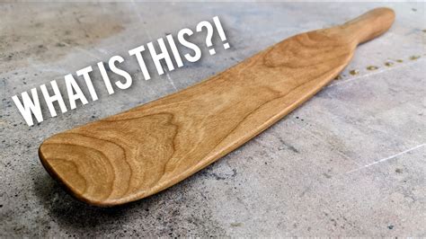 Its Not A Turtle Its A Spurtle Making A Spurtle With Cherry Wood Youtube