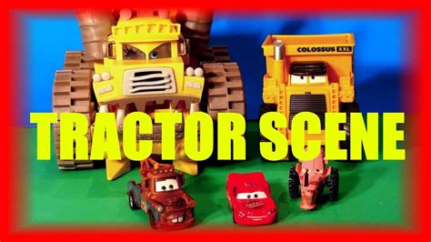 The Pixar Cars Movie Tractor Scene Re Enactment With Mater And
