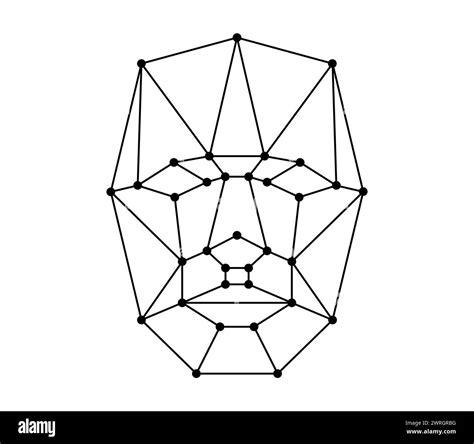 Face Recognition Icon User Facial Biometric Id Scan System Symbol